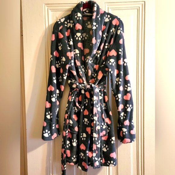 PJ Salvage | Intimates & Sleepwear | Pj Salvage Paw Print Heart Plush ...